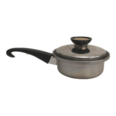 COOK-O-MATIC 7" Sauce Pan With Lid 18-8 TRI PLY Stainless Steel Made in ...
