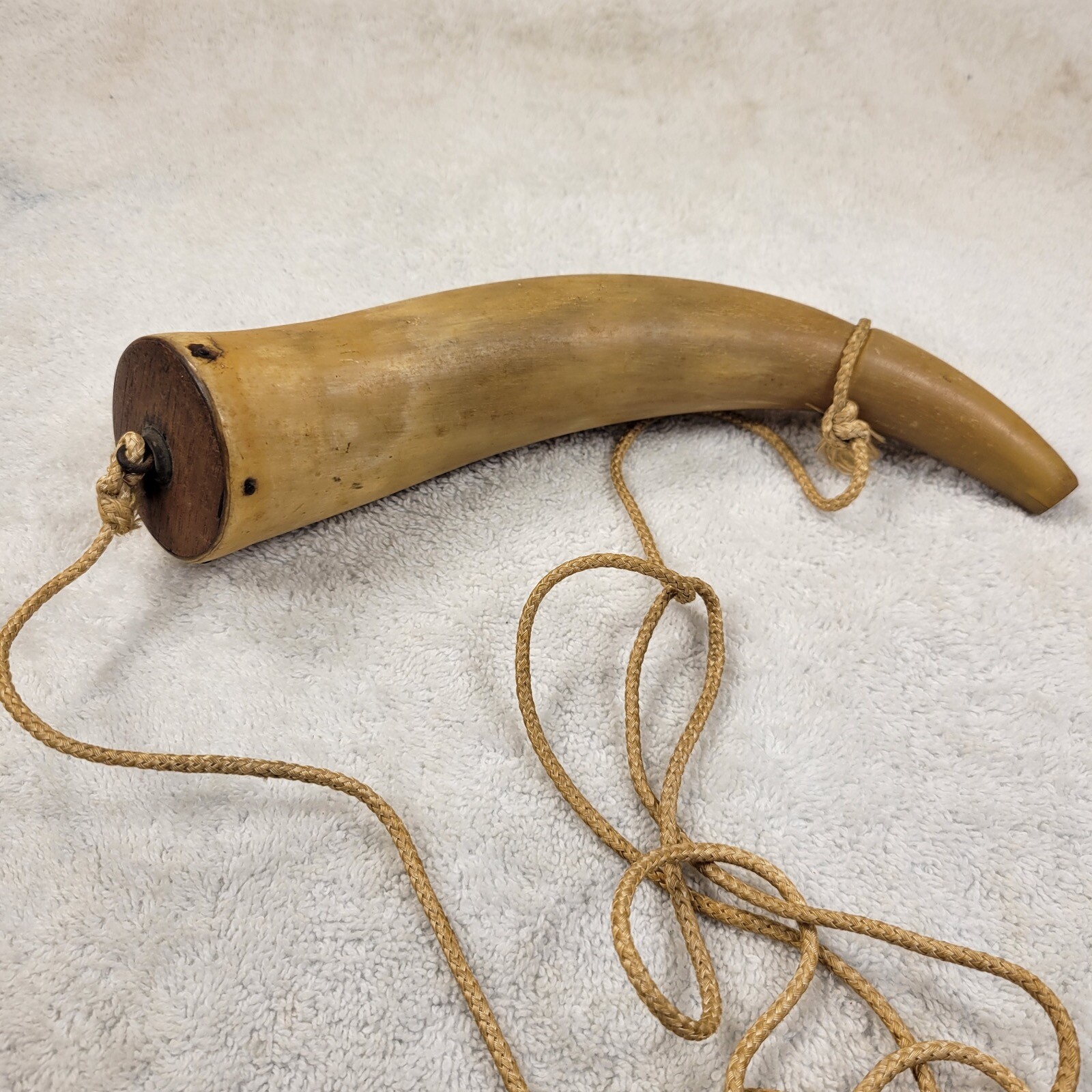 Vintage Powder Horn Musket Muzzle Load Hunting Gun Rifle | eBay