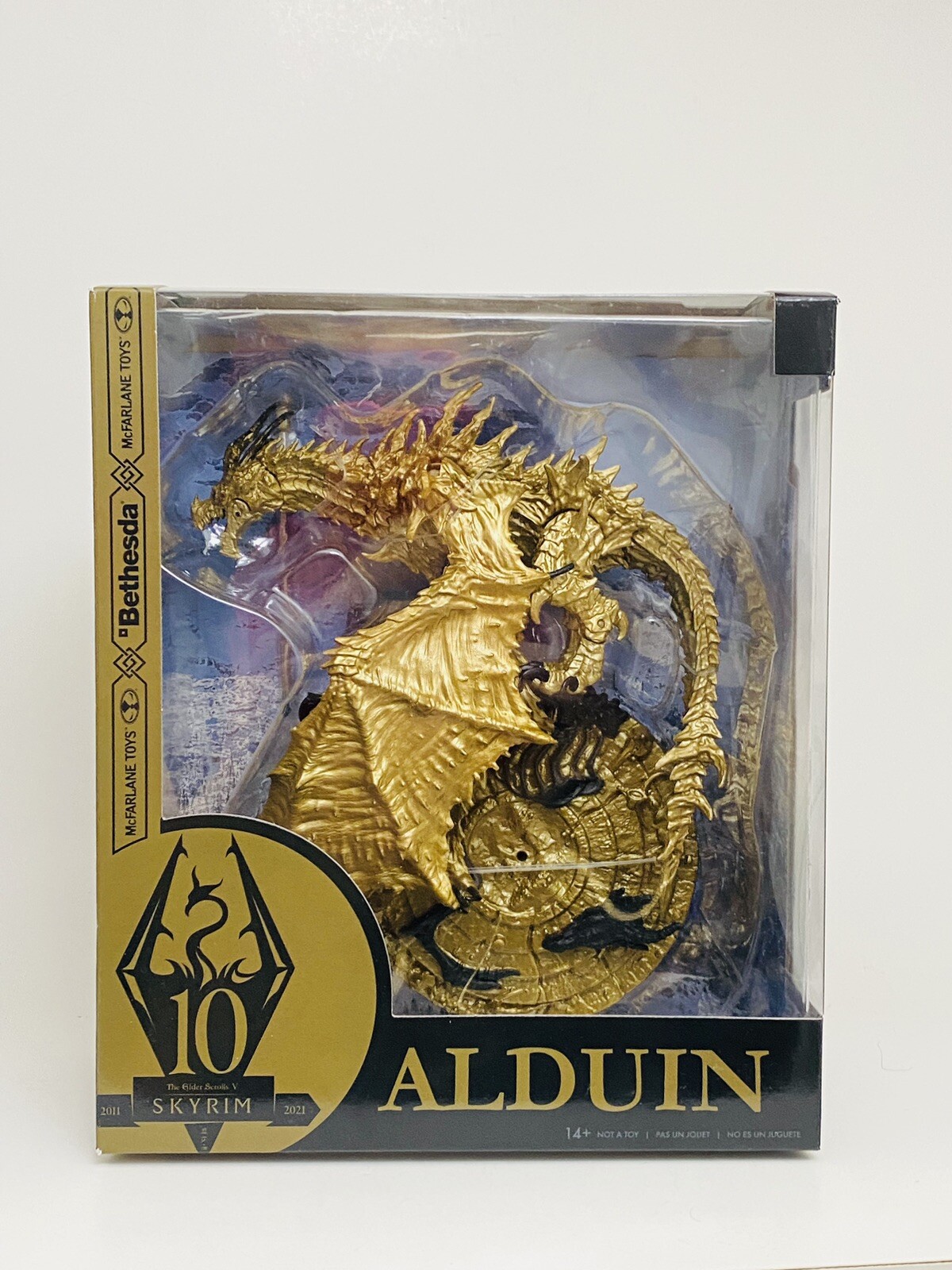 McFarlane Toys Elder Scrolls - Alduin - Gold for sale online | eBay