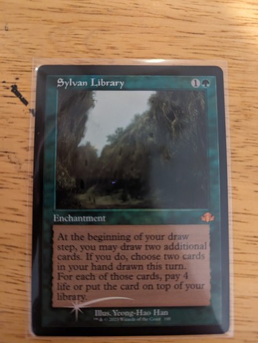 MTG Sylvan Library Dominaria Remastered 350 Regular Mythic for sale ...