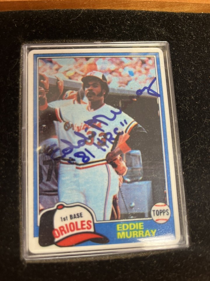 Eddie Murray Signature Series Signed Topps Porcelain cards | eBay