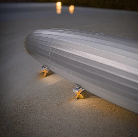 1/1000 Scale WW2 LZ 129 Hindenburg Model 3D Painted Finished Model Gift ...