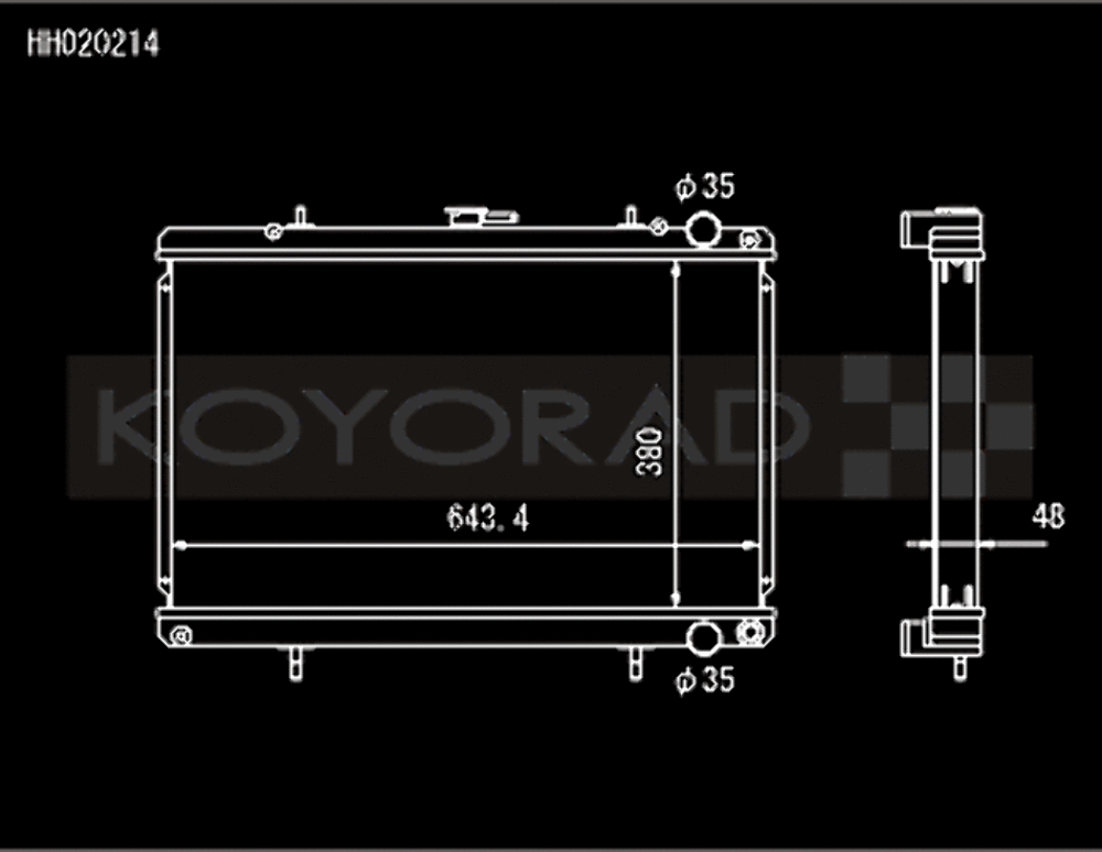 Koyo Racing Radiator for 89-93 R32 Skyline GTR / GTS - HH020214 | eBay
