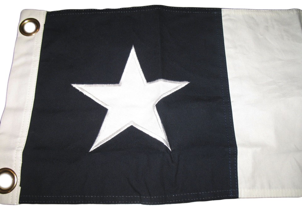 10x33 Embroidered Sewn Texas Dodson's Cotton Flag 10"x33" Banner ...