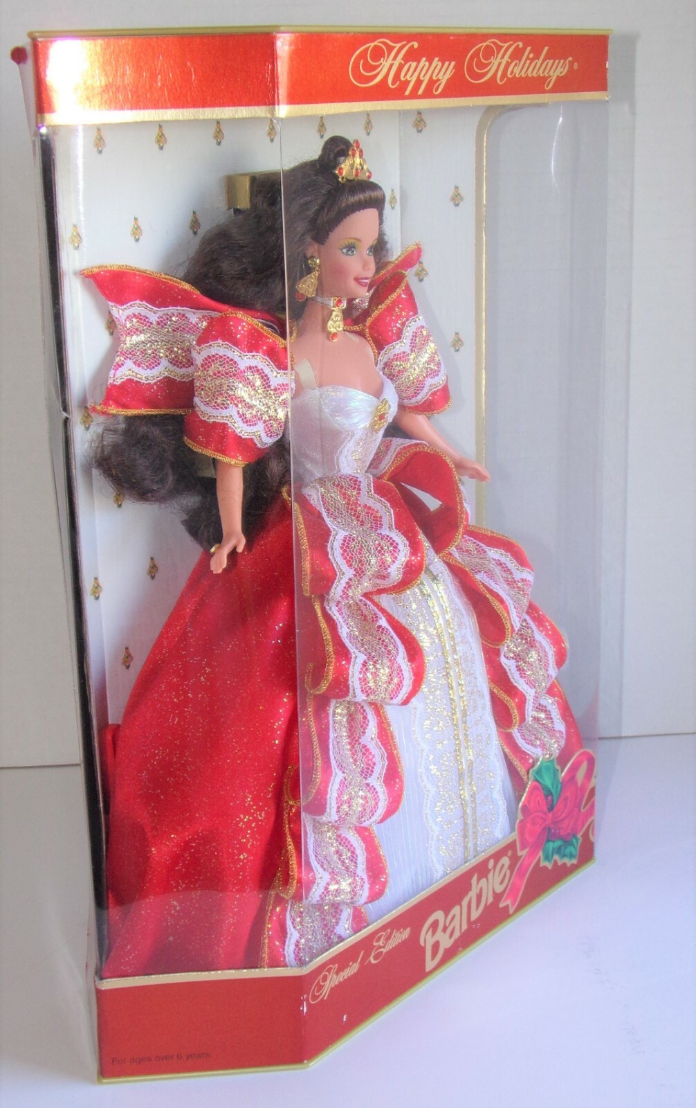 Barbie Happy Holidays Special Edition 1997 Red Ribbons Lace 10th ...