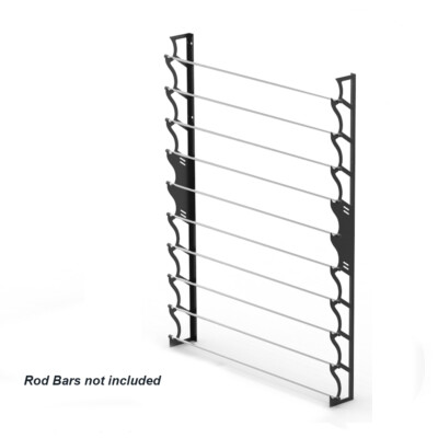 10-Layer Vinyl Rolls Rack Storage Organizer Wall-Mounted Vinyl Film ...