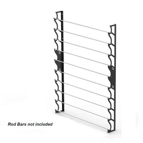 10-Layer Vinyl Rolls Rack Storage Organizer Wall-Mounted Vinyl Film ...