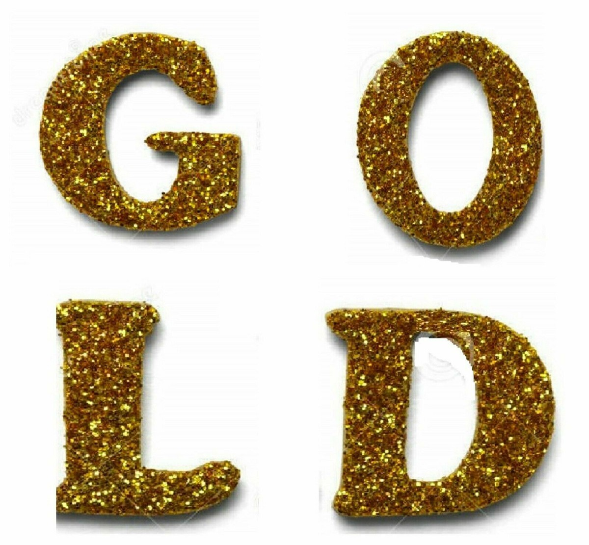 Sparkly Letter Crafts