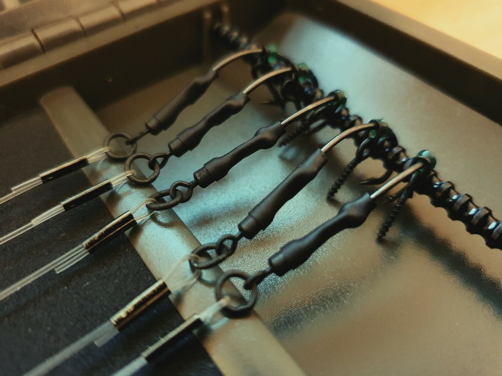 3 or 5 Ready Tied Ronnie Rigs korda spinner rig style / Fishing CARP ...