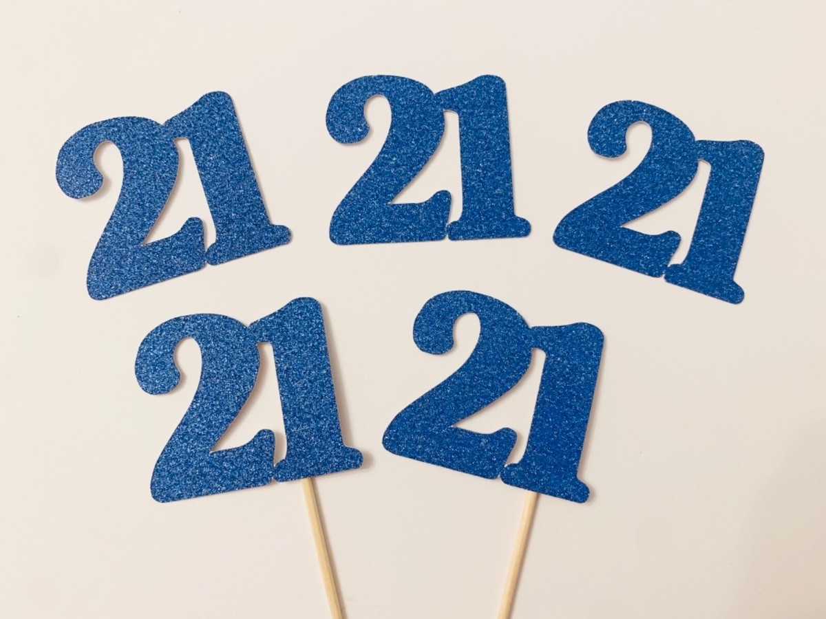 Number 21 Blue