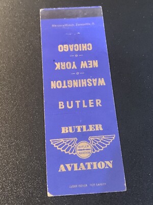 Vintage Airline Matchbook “Butler Aviation” | eBay