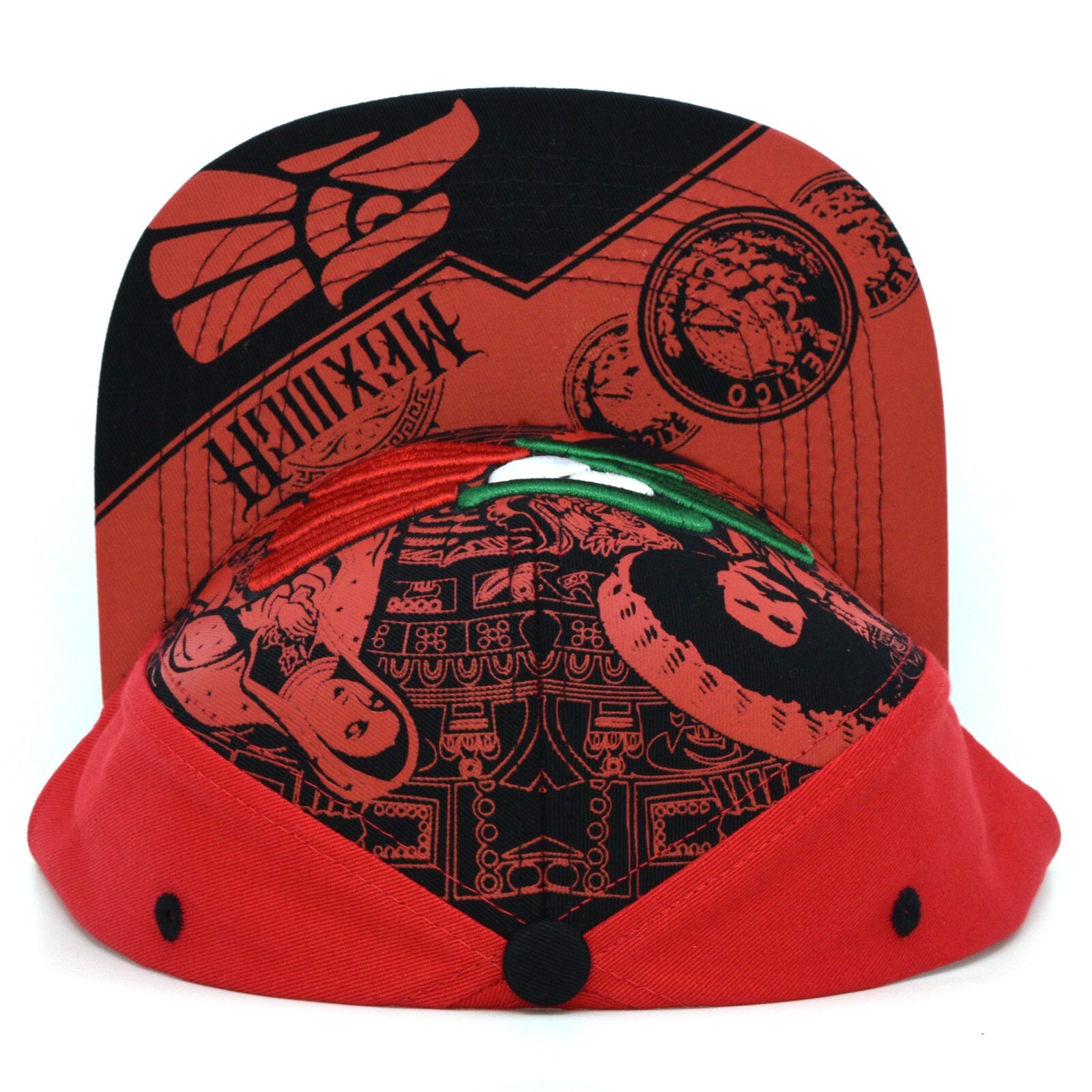 Mexican New TL Mexico Eagle Snapback Hat Flat MEX Adult Baseball Cap | eBay