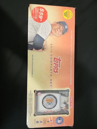 2010 Topps Baseball Complete Factory Sealed Set w/ Mantle Patch Card ...