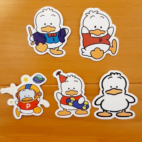 Sanrio Pekkle Duck 10 Waterproof Stickers for Laptop, Phone, Car ...