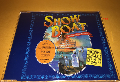 Show Boat CD first day of release 2 track sampler Jerom Kern Oscar ...