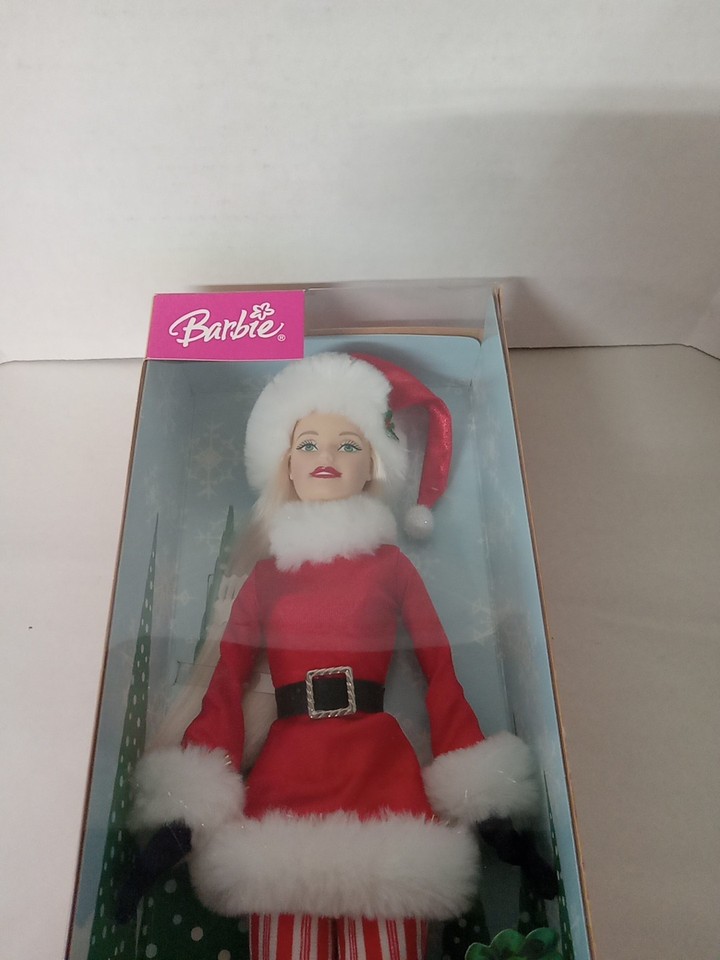 Barbie Santa's Helper Doll Blonde Hair Bilingual Edition 2004 Mattel # ...