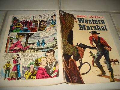 Rarität : Original Comic USA , 1954 ,WESTERN MARSHAL / DELL , Western ...