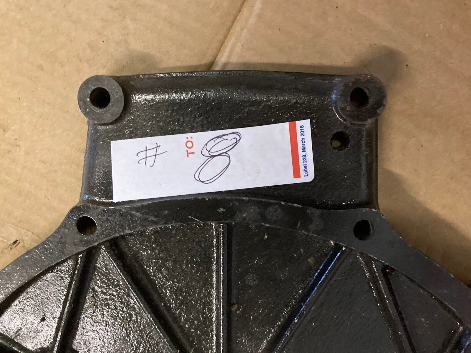 MGC Manual Gearbox Rear Engine Plate; 12B81422 rear Engine-Gearbox ...