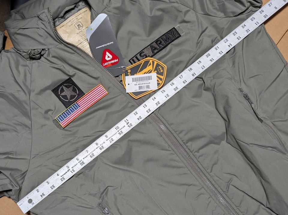 US Army Gen 3 lll PCU Level 7 Primaloft Extreme Cold Weather ECW Parka ...
