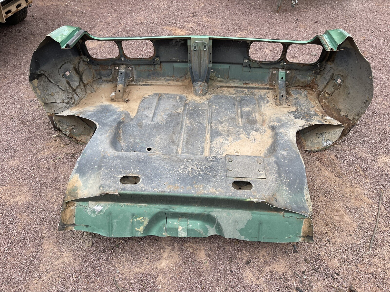 1973-74 AMC Javelin AMX Rear Tailpanel Trunk Pan Section Rare Rustfree ...