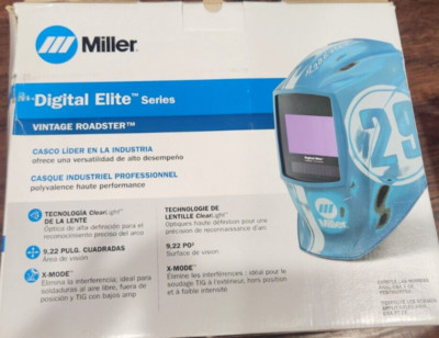 Miller 281004 Digital Elite Clear Light Lens Welding Helmet, Vintage ...