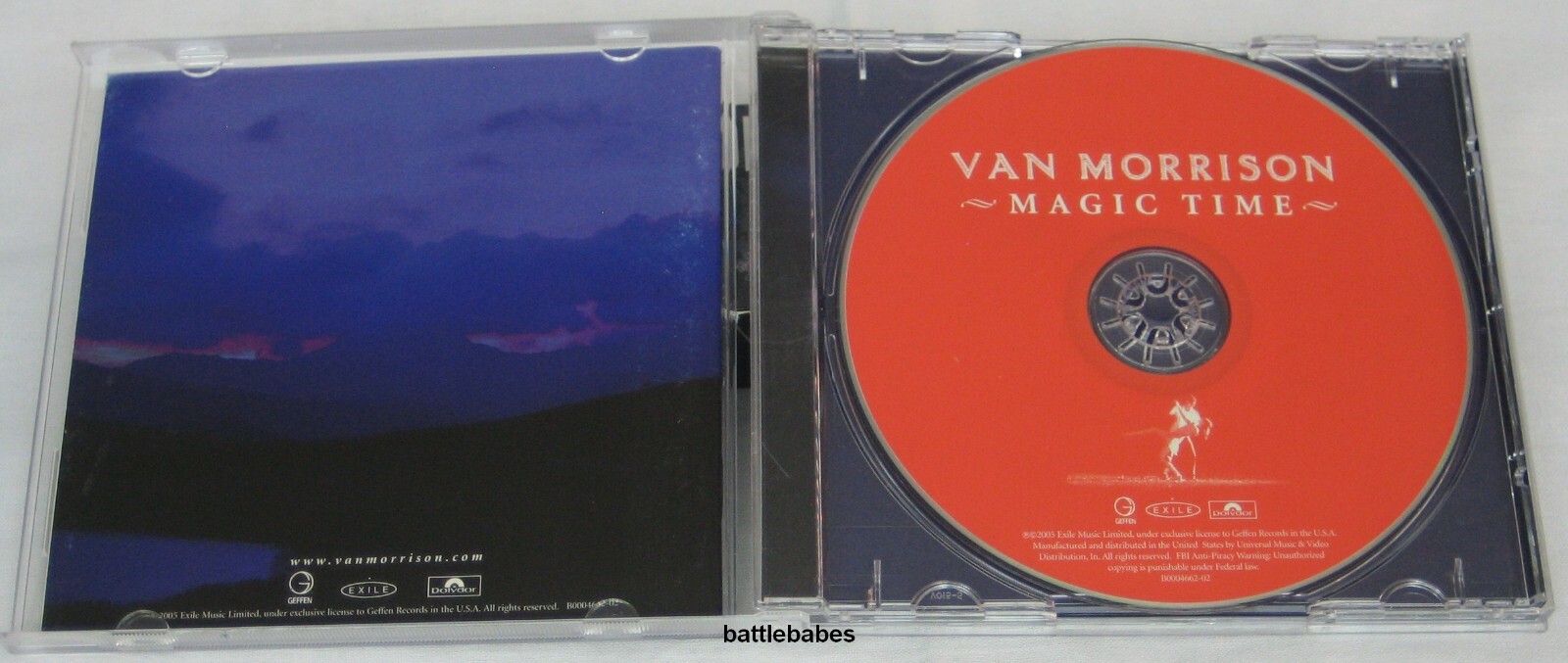 VAN MORRISON MAGIC TIME CD FROM 2005 IN GOOD CONDITION FREE USA ...