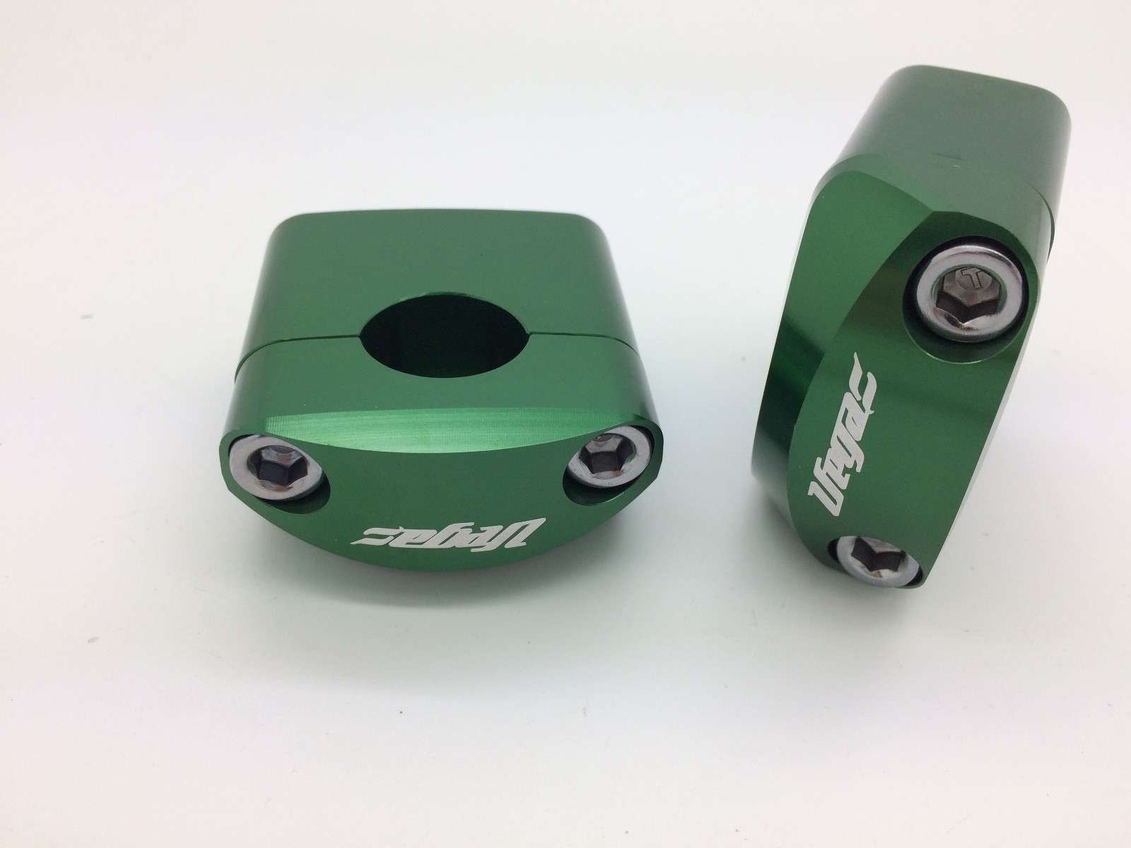 22.2m CNC Solid Risers 30mm Rise Handlebar Bar Risers Green Ano MB-93 ...