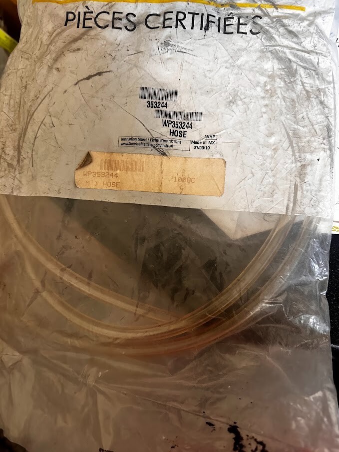 WHIRLPOOL HOSE WP353244/GENUINE PART/BRAND NEW | eBay
