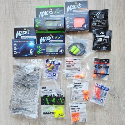 Eye and Ear Protection Pack Set Hearing Plugs Muffs Honeywell Safety ...