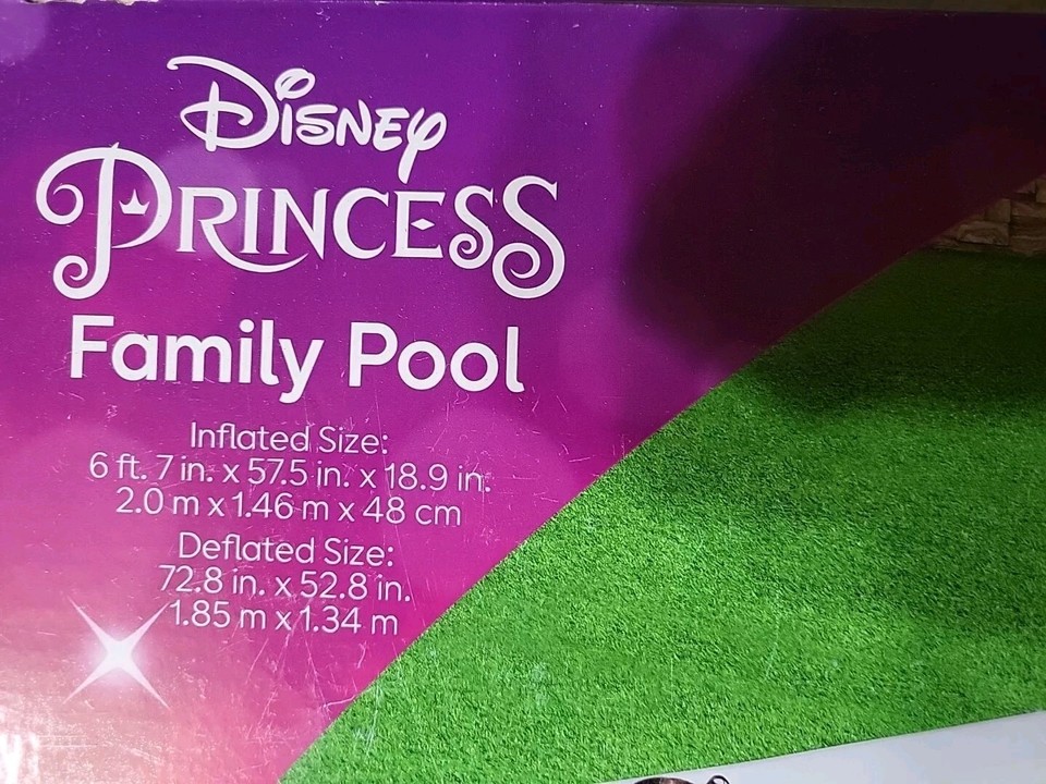 Disney Princess Inflatable 119 Gallon Family Pool for Ages 3+ | eBay
