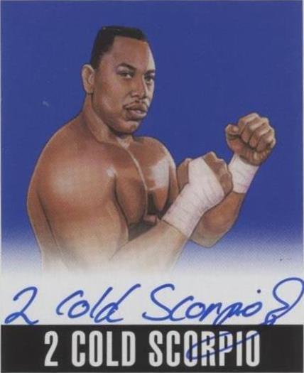 2014 Leaf Originals Wrestling - Blue #2CS 2 Cold Scorpio /25 (AU) for ...