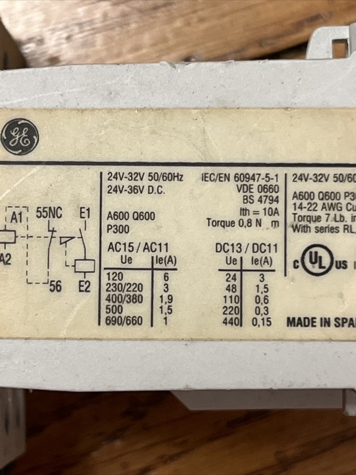 GE Time delay used RMLFD CL02A310T from GE Medical MDP A-box | eBay