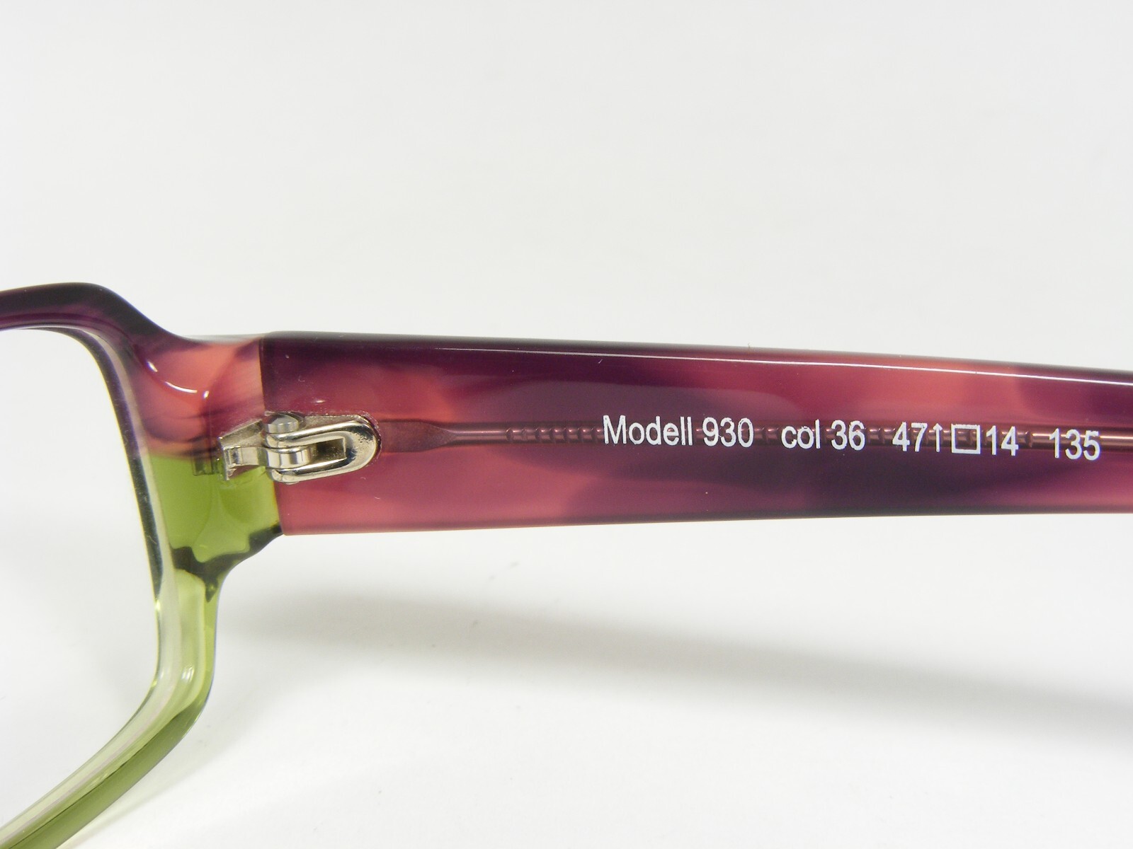 Colibris Mod 930 36 PURPLE / GREEN EYEGLASSES GLASSES FRAME 49-14-135mm ...