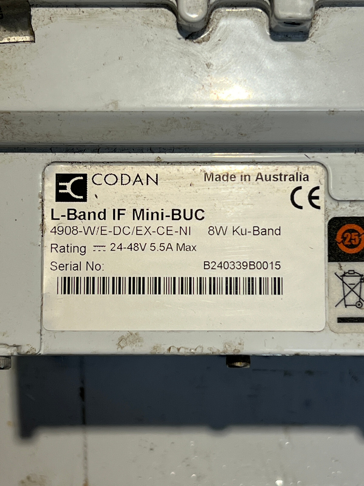Codan L-Band IF Mini-BUC 4908-W/E-DC/EX-CE-NI 8W Ku-Band | eBay