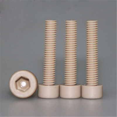 M4 Hex socket Screw PEEK Plastic Bolts Cylindrical head Screws 2PCS | eBay