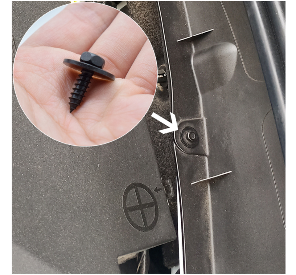 100PCS Car Body Fender Metal Screws Bumper Moulding Retainer Clips ...