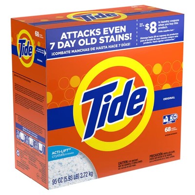 Tide Original Scent Laundry Detergent Powder 95 oz 1 pk [mw] | eBay