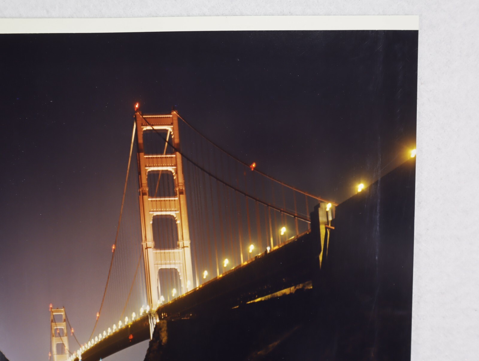 Vintage Photo Golden Gate Bridge color picture 16X20 San Francisco ...