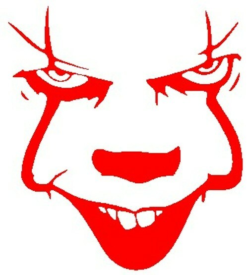 Clown Pennywise IT Vinyl Car Window Decal Sticker | eBay