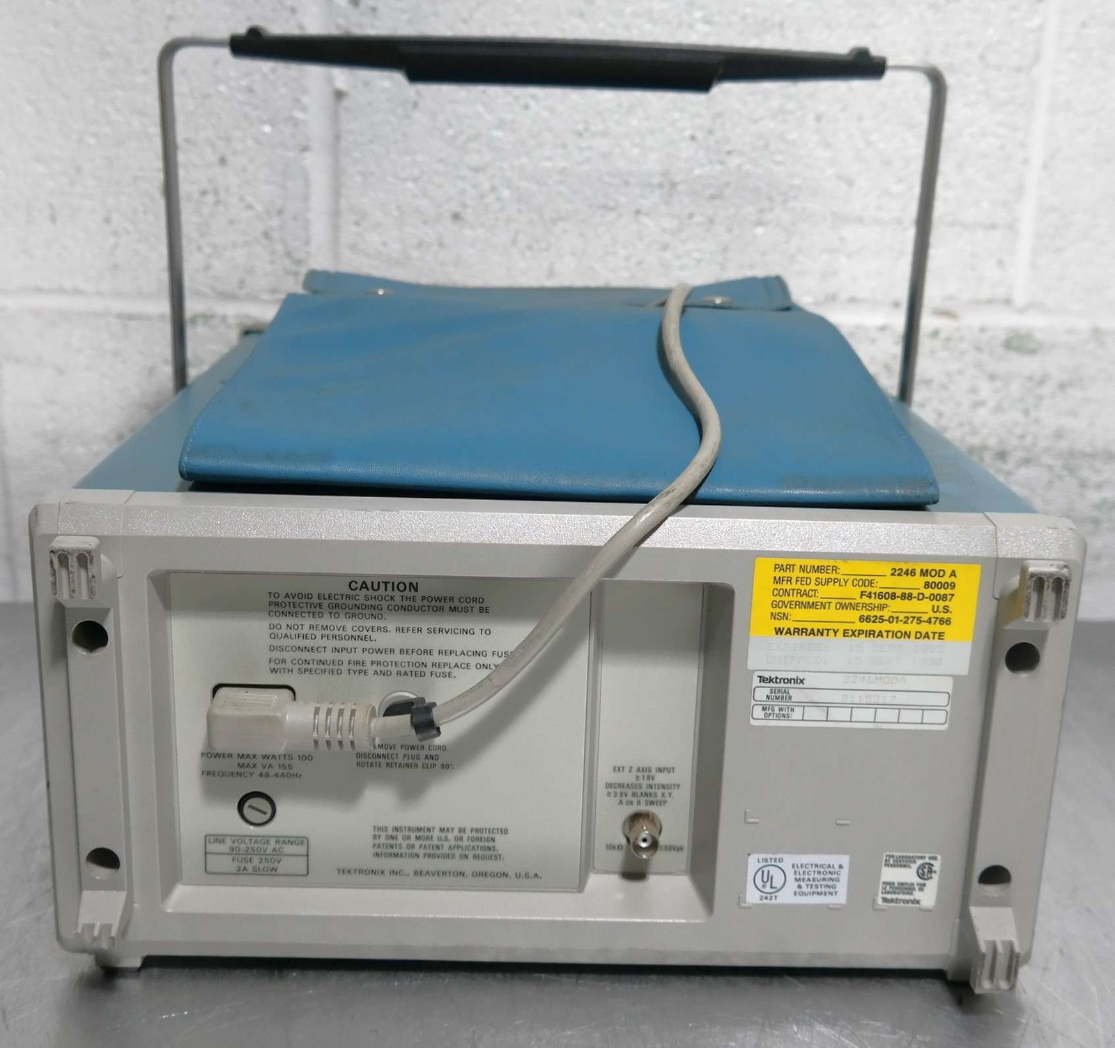 Tektronix 2246 100 MHz 4-Channel Oscilloscope | eBay