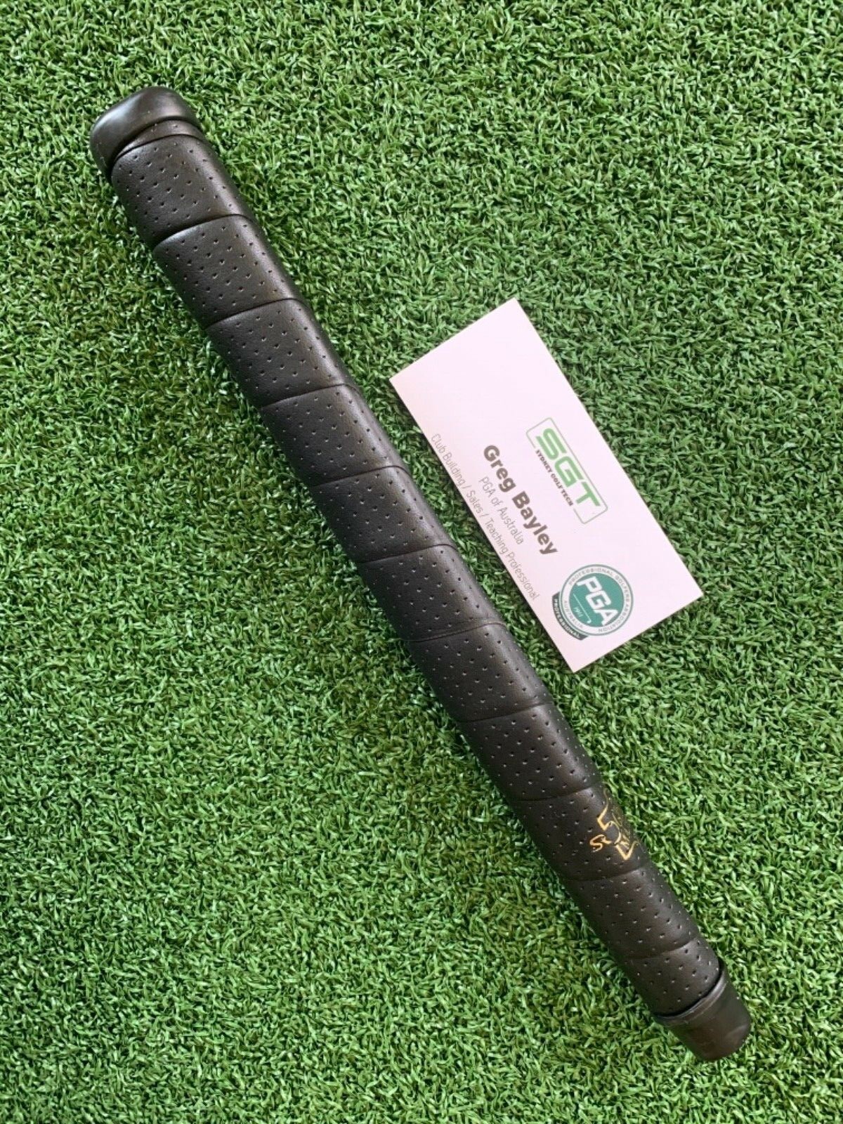 The Grip Master - Classic Wrap Tour Leather Golf Putter Grip Black | eBay