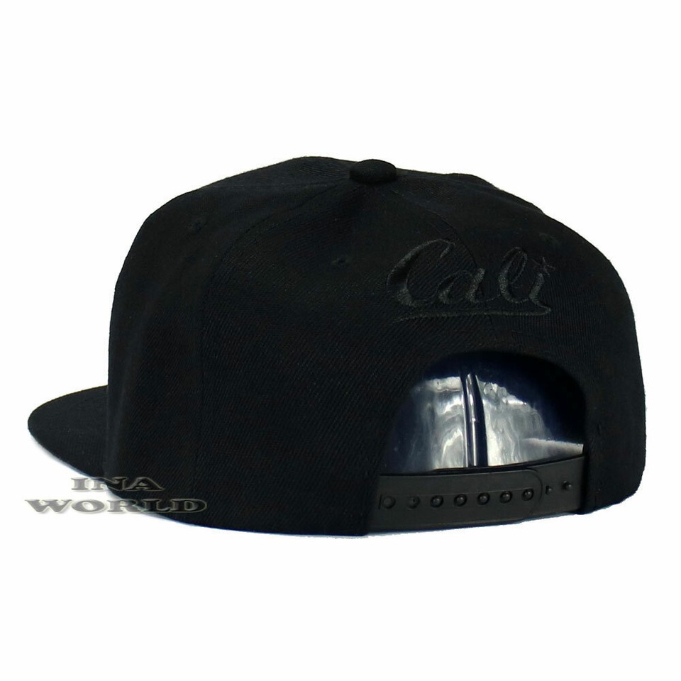 California Republic Hat Cap CALI Classic Bear Snapback Flat Bill ...
