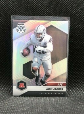 2021 Panini Mosaic Josh Jacobs SILVER Prizm AFC #235 🔥 | eBay