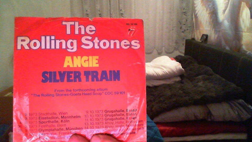 The Rolling Stones, Angie, Silver Train, Tour Edition German RS 19 105 ...