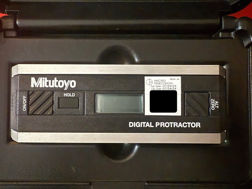 Mitutoyo Pro 360 Digital Protractor Level | eBay