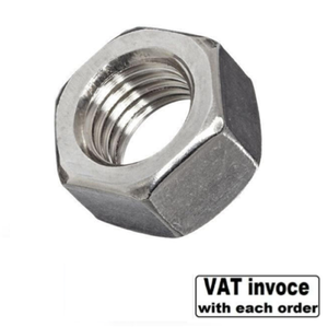 Whitworth BSW Hexagon Steel Nuts Thread Imperial Sizes 1/2 5/8 1/4 5/16 ...