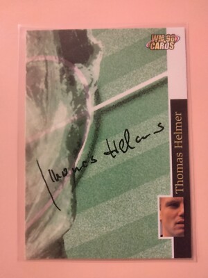 THOMAS HELMER #57 German Nat. Team vintage soccer card⚽96 WM Germany ...