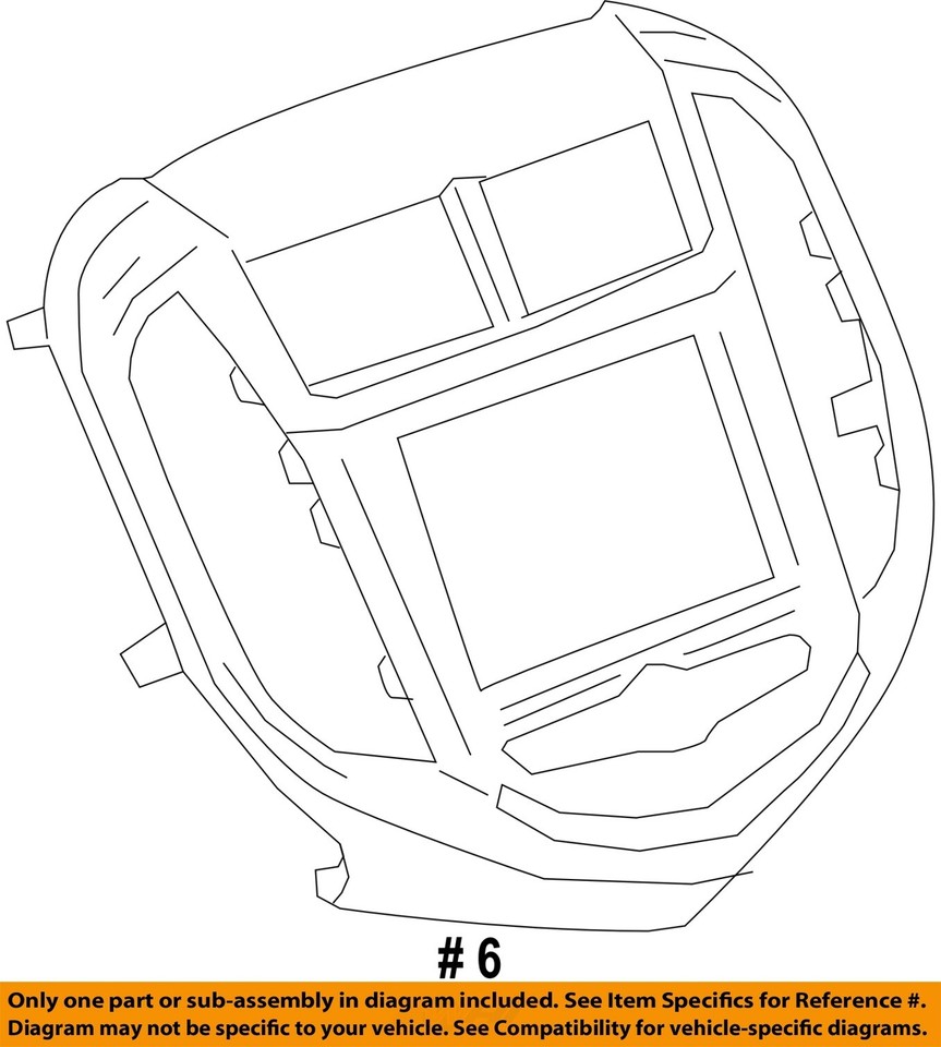 GM OEM 17-20 Sonic Instrument Panel Components-Center Bezel 42526593 | eBay