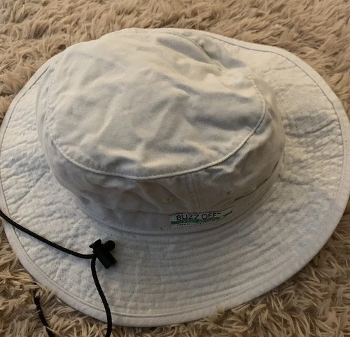 Buzz Off Bug Shield Bucket Hat With Drawstring | eBay