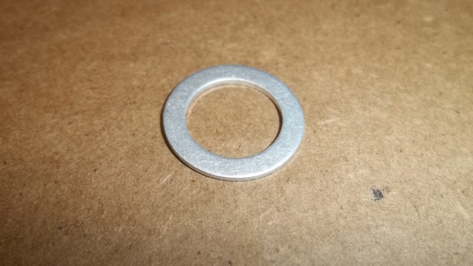 Kawasaki OEM New oil drain gasket 92065-073 F7 KD125 KDX250 KE125 ...